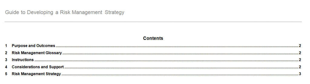 Guide to Developing a Risk Management Strategy – GRCReady