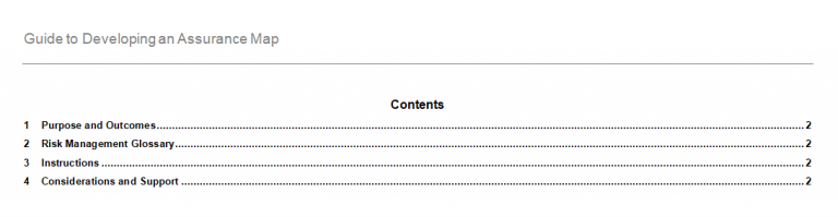 Guide to Developing an Assurance Map – GRCReady