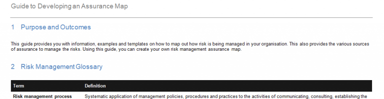 Guide to Developing an Assurance Map – GRCReady