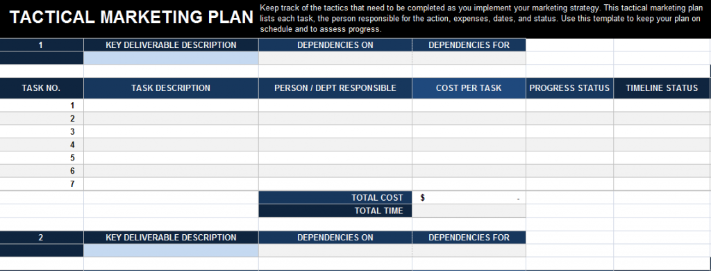 Tactical Marketing Plan – GRCReady