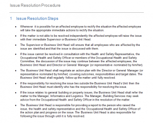 Procedure for Issue Resolution – GRCReady