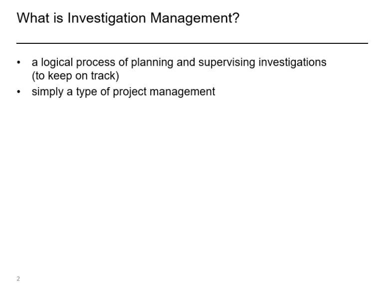 Investigation Management – GRCReady