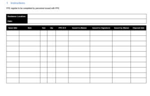 Register for Personal Protective Equipment (PPE) – GRCReady