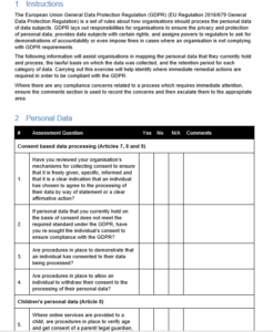 Self-Assessment for GDPR Readiness – GRCReady