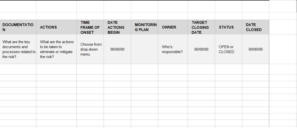 Tax Risk Register – GRCReady